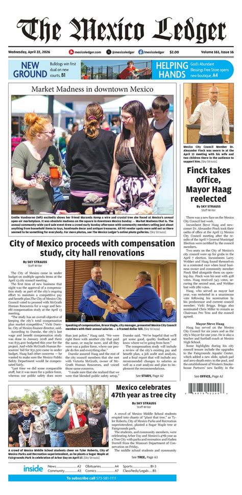 April 22 2026 Edition The Mexico Ledger