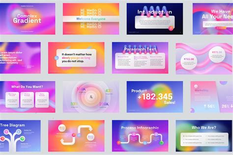Dynamic Gradient Powerpoint Template Visual Excellence For Modern