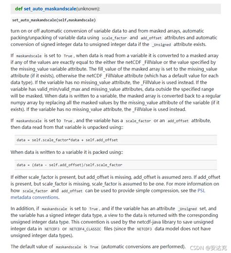 【python】netcdf4 packed学习 python netcdf4 csdn博客