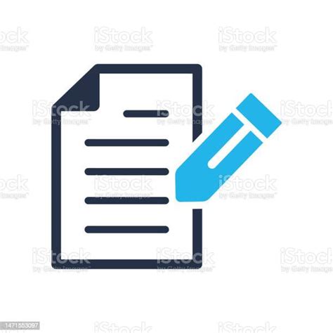 콘텐츠 쓰기 블로깅 아이콘 단일 단색 아이콘입니다 벡터 그림입니다 웹 사이트 디자인 로고 앱 템플릿 Ui 등 검색 엔진에 대한 스톡 벡터 아트 및 기타 이미지 Istock