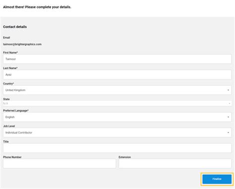 Create Bbid From Org Admin Invitation Brighter Graphics
