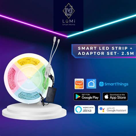 Jual Jvl Smart Home Lampu Led Light Strip Rgbw Adaptor Controller Ir