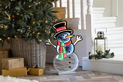 Festive Productions Christmas Infinity Mirror Effect 3d Standing