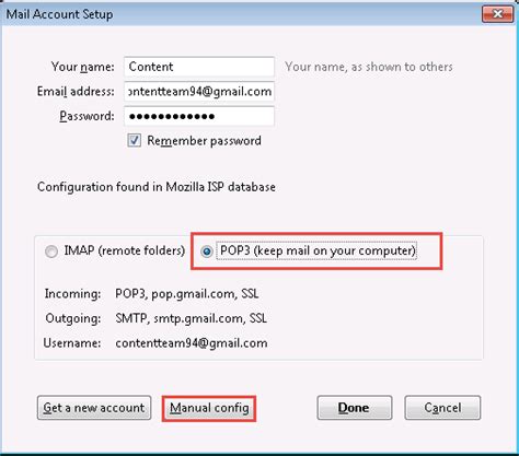 Configure POP Account In Thunderbird On Mac Windows OS How To