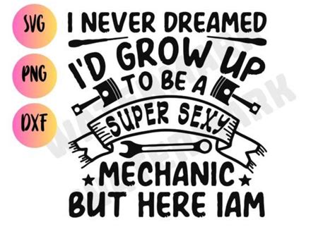Funny Sexy Mechanic Svg Tools Svg Graphic By DeeNaenon Creative Fabrica