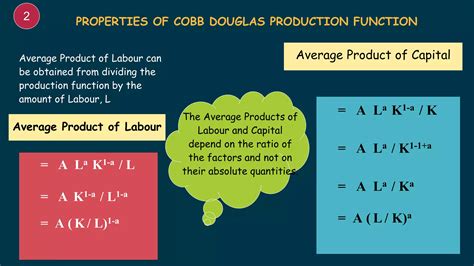 Cobb Douglas Production Function Pptx