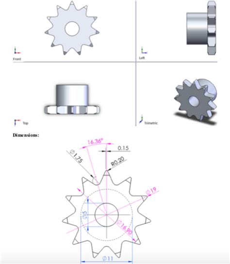Solved Front Left Top Trimetric Dimensions 16 36 0 15 Ro 20