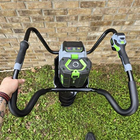 Ego 1 Man Power Earth Auger Powerhead With 8 In Bit S Included Battery And Charger Included