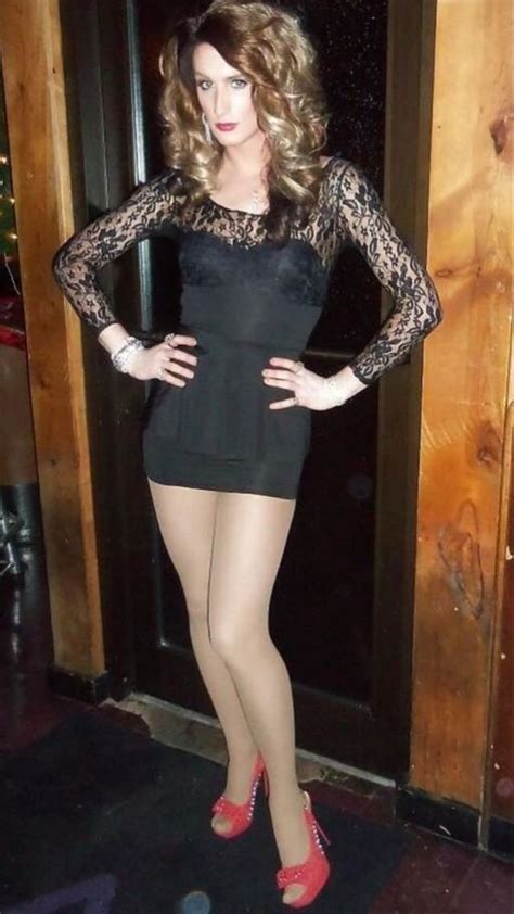 Beautiful Crossdressers Gorgeous In Black
