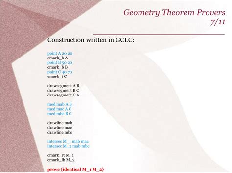 Ppt Java Implementation Of Wus Method For Automated Theorem Proving