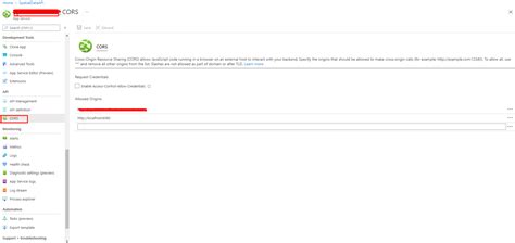 Azure Issue With Cors Policy No Access Control Allow Origin Header Is Present On The