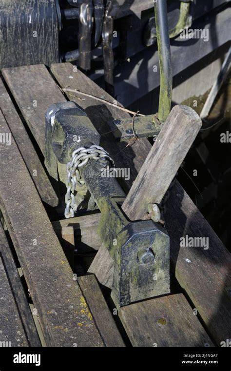 Lock Gate Mechanism Stock Photo Alamy