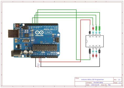 Programming The Attiny With An Arduino As ISP Programmer The EECS Blog