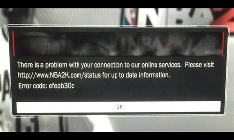 NBA 2K Error Code EFEAB30C Xbox One Comprehensive Solutions To Get You Back On The Court