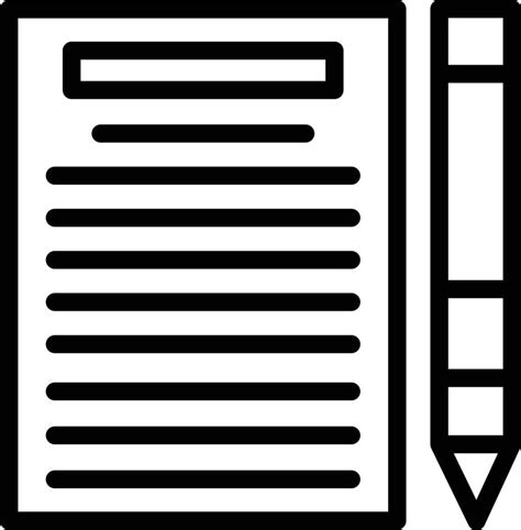 Copywriting Line Icon 14698005 Vector Art At Vecteezy