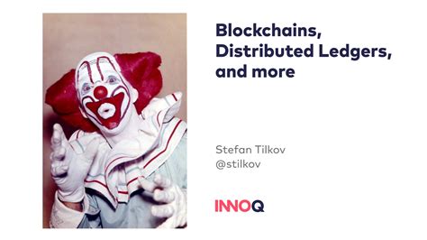 Distributed Ledgers Blockchains Und Andere Seltsame Dinge INNOQ