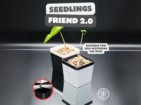 Seedlings Friend 20 Smart Support For Tinys By Chris The Buzz Makerworld Download Free 3d