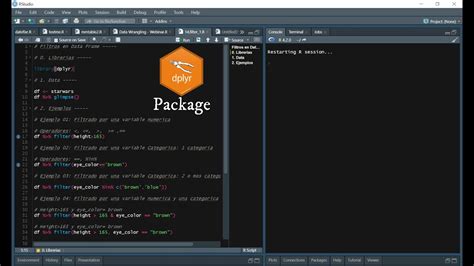 Como Realizar Filtros En R Dplyr YouTube