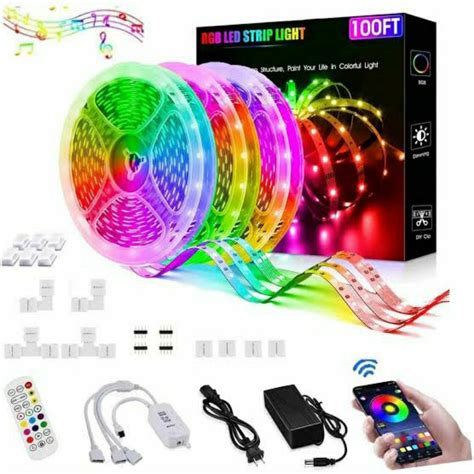 Jual Lampu Led Strip Rgb Lampu Hias Kamar Rgb Warna Warni Waterproof Paket Termurah Paket