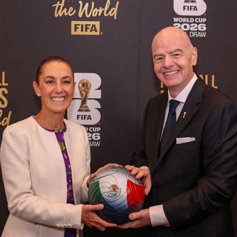 Infantino Expresa A Sheinbaum Su Confianza En México Como Sede Del