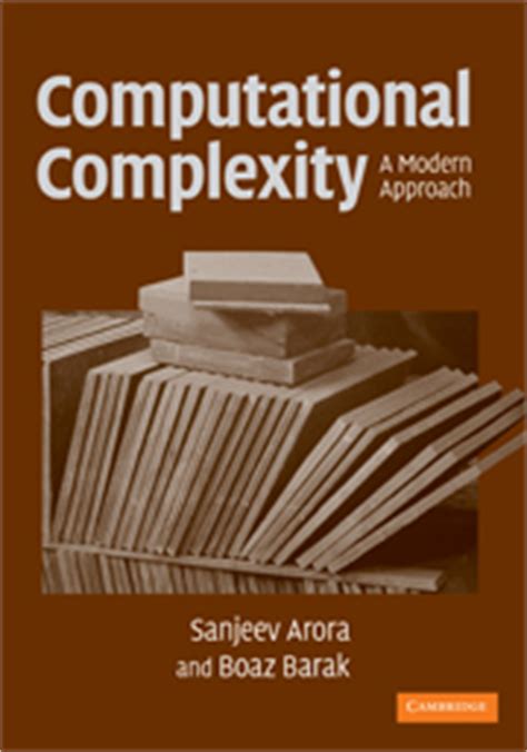 Computational Complexity A Modern Approach Sanjeev Arora And Boaz Barak