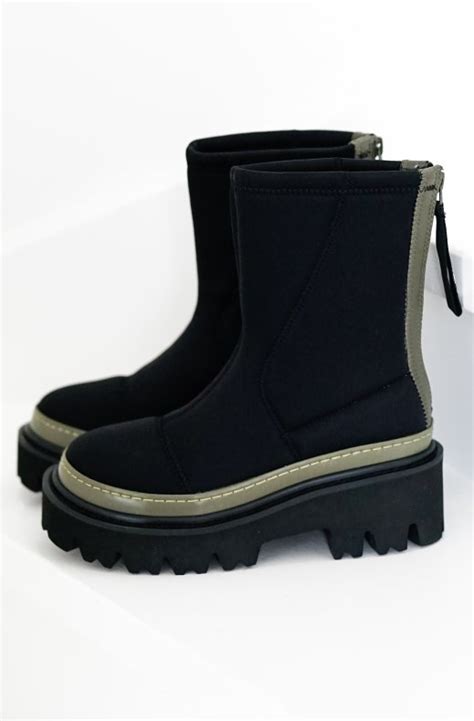 Colors Of California Welt Boot Stretch Military