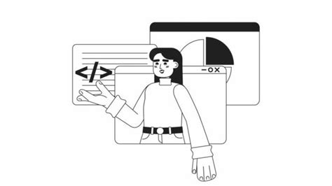 web developer stock video footage for free download