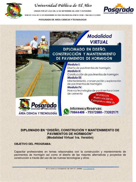 Dcmp 1ra Version Pdf Hormigón