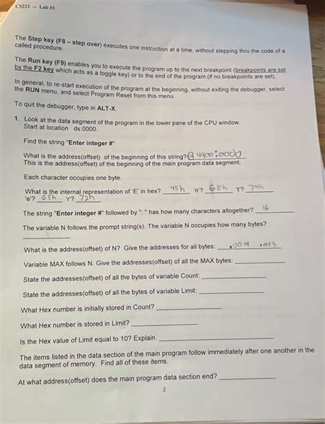 The Step Key F8 Step Over Executes One