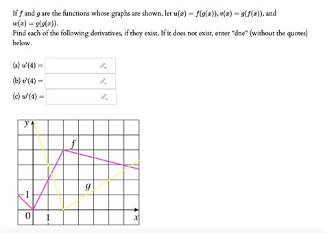 If F And G Are The Functions Whose Graphs Are Shown Let Uz Fgz V Gfz