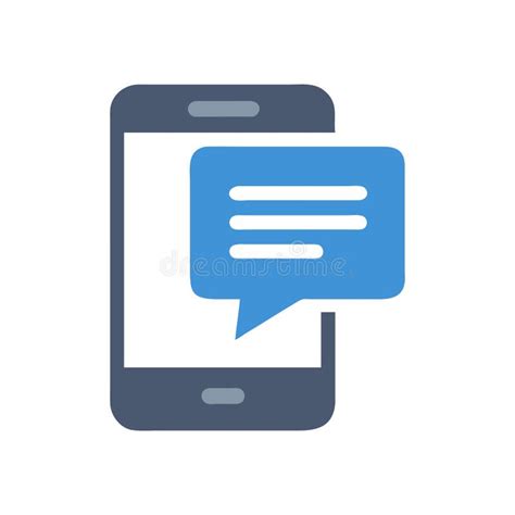 Creative Messaging App Icon For Social Networking Stock Vector Illustration Of Vector