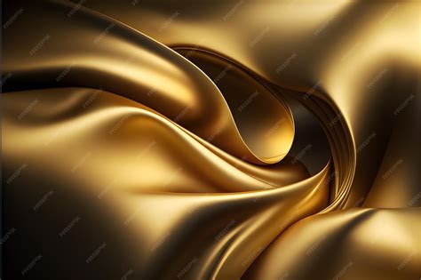 Premium Photo Smooth Golden Textured Material Background