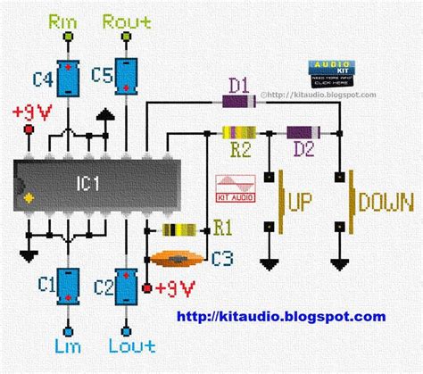 Audio Volume Control Circuit Diagram