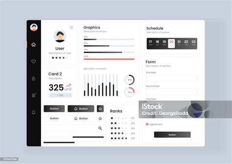 Analytics Dashboard User Interface With Diverse Data Visualization