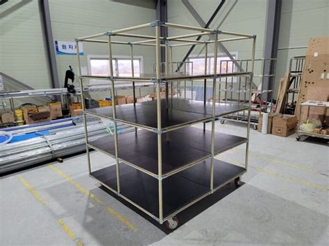 코팅파이프대차 공정대차 주식회사 선우테크