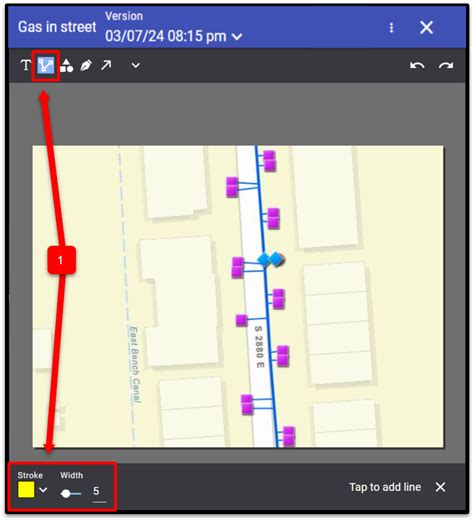 Add A Line In Markup UtiliSync