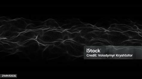 많은 점의 추상적 인 파동 미래 지향적인 배경입니다 벡터 일러스트 레이 션 0명에 대한 스톡 벡터 아트 및 기타 이미지 0명 3차원 형태 개념 Istock