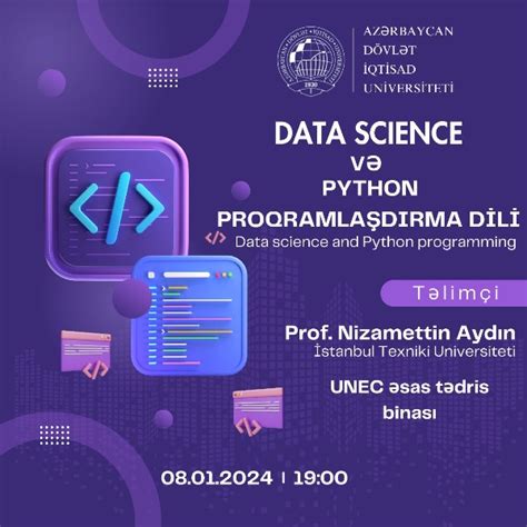 Unec Də Data Science Və Python Proqramlaşdırma Dili üzrə Təlim Proqramına Start Verilir