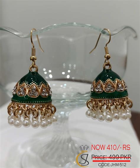 Multi Color Small Jhumki Earrings Js Jewellery Store Pk