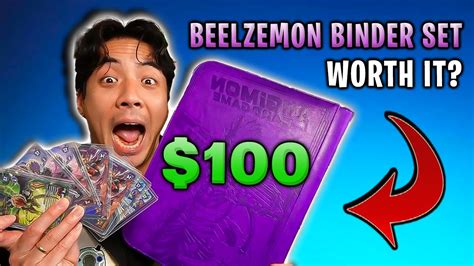 Is The Digimon Tcg Beelzemon Premium Binder Set Worth Youtube
