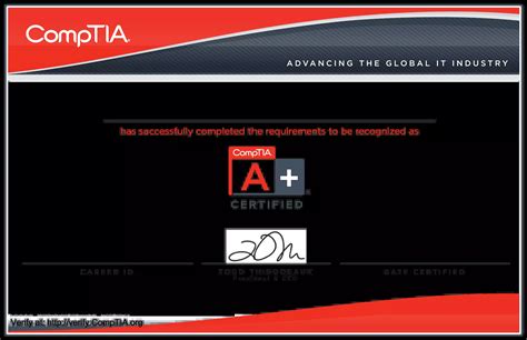 Comptia A Certificate Pdf