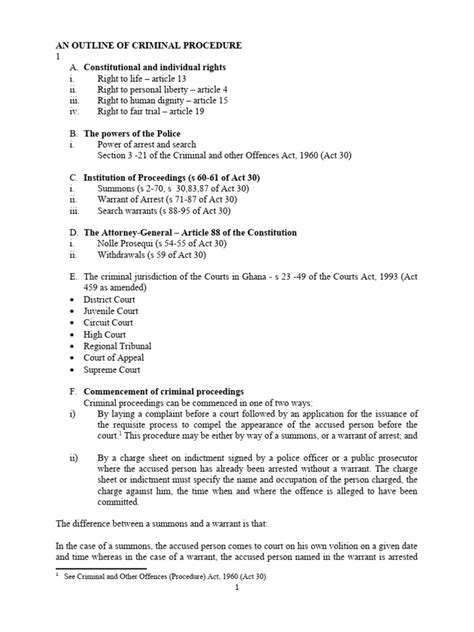Legal Methods Lecture Notes Pdf Bail Plea