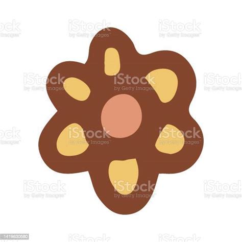 레트로 그루비 꽃 히피 스타일의 다양한 꽃 컬렉션 밝은 배경에 고립된 벡터 보호 일러스트레이션 1960년에 대한 스톡 벡터 아트 및 기타 이미지 Istock