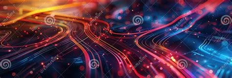 Colorful Dynamic Lines Crisscross A Stylized Map Symbolizing The Connectivity And Direction