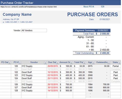 Outrageous Tips About Purchase Order Tracking Excel Template Earcold