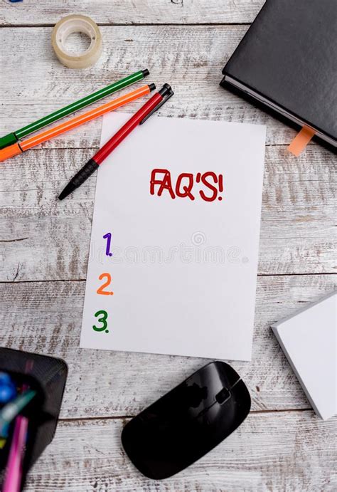 Conceptual Hand Writing Showing Faq S Business Photo Showcasing List Of Questions And Answers