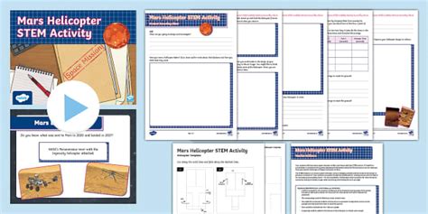Mars Helicopter Stem Activity Creat De Profesori Twinkl