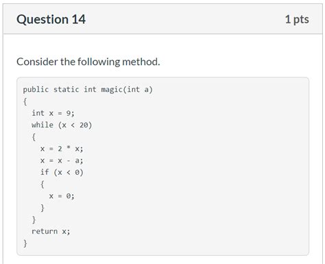 Solved Question 11 1 Pts Which Of The Following Correctly Implements A Mutator Method For