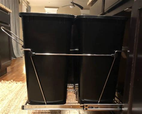 My Review Of The Rev A Shelf Double Pull Out Trash Can Making Home Pretty
