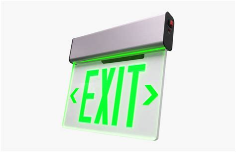 Edge Lit Exit Sign With Lights HD Png Download Transparent Png Image PNGitem Edge Lit Exit Sign With Lights HD Png Download Transparent Png Image PNGitem